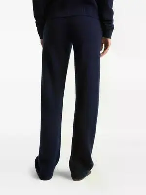 SPORTY & RICH Embroidered Trousers - Blue
