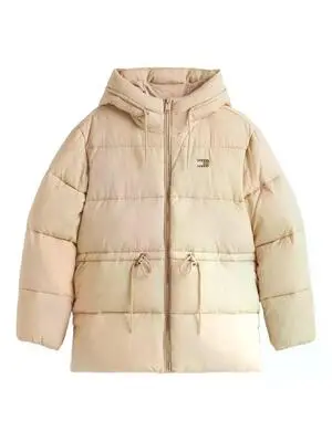 Tommy Hilfiger Hooded Padded Jacket - Neutrals