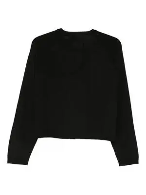 SEMICOUTURE Buttoned Cardigan - Black