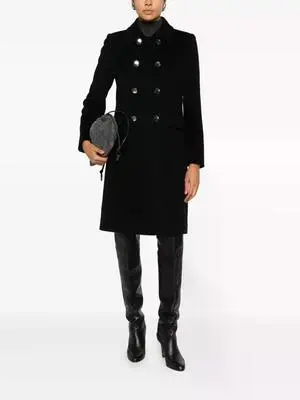 Tagliatore Long-sleeve Double-breasted Coat
