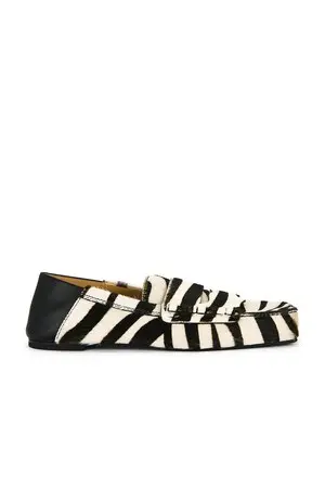 Jacquemus Les Mocassins Carre - Black & White Zebra