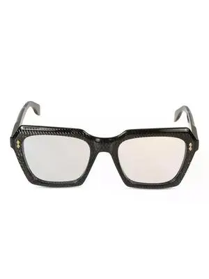 KADOR Klara Glamour Square-frame Glasses - Black