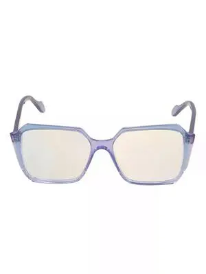 KADOR Lizzy Geometric-frame Glasses - Purple