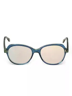 KADOR Aida Glamour Round-frame Glasses - Blue