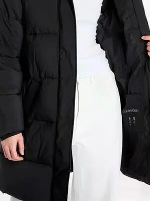 Calvin Klein Belted Hooded Coat