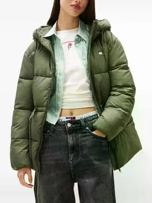 Tommy Hilfiger Hooded Puffer Jacket - Green