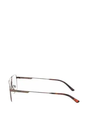Emporio Armani Square-frame Eyeglasses - Brown