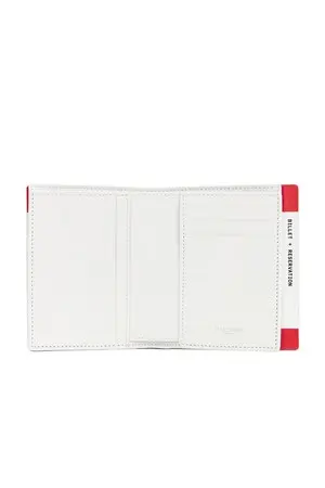 Balenciaga Boarding Pass Wallet In Red