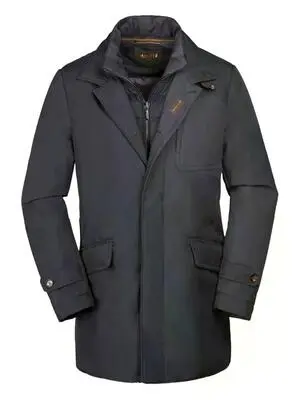 Moorer Straight Hem Coats For Men