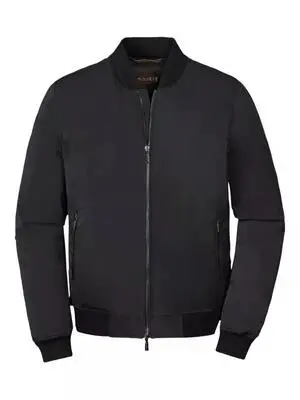MOORER Zip-up Bomber Jacket - Black