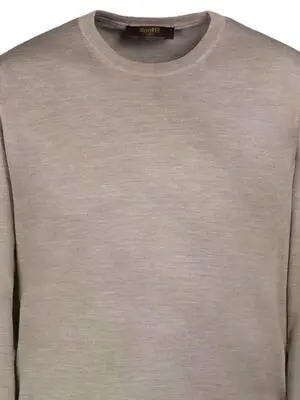 MOORER Orvieto Crew-neck Sweater - Neutrals