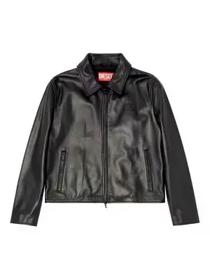 DIESEL® Leather Jacket - Black