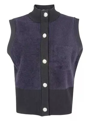 BLUGIRL Button Sleeveless Cardigan