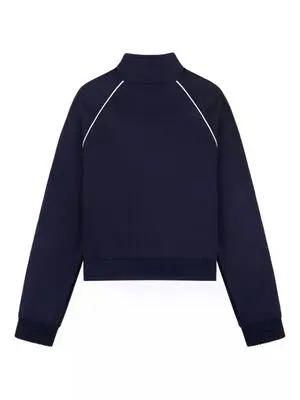 Sporty & Rich Trimmed Zip-up Top