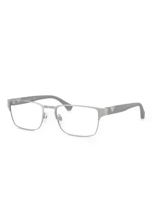 Emporio Armani Rectangle-frame Glasses - Grey
