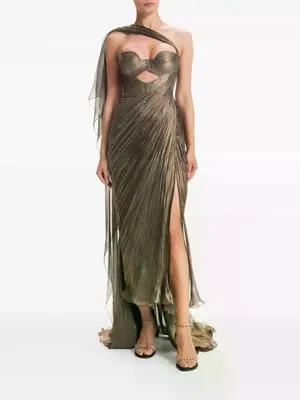 MARIA LUCIA HOHAN Yasmine One-shoulder Midi Dress