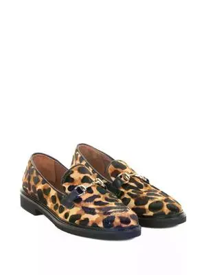 VIOLA RICCI Animal-pattern Loafers