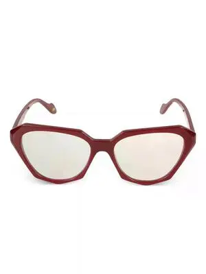 KADOR Katrin Light Geometric-frame Glasses - Red