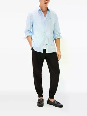 Tommy Hilfiger Flag Drawstring Track Pants - Black