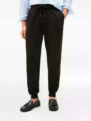 Tommy Hilfiger Flag Drawstring Track Pants - Black
