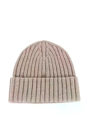 MC2 SAINT BARTH Wool Beanie Hat - Neutrals