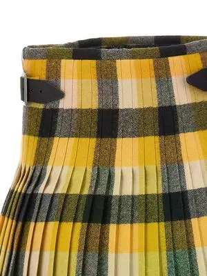 VIVIENNE WESTWOOD Pleated Mini Skirt - Yellow