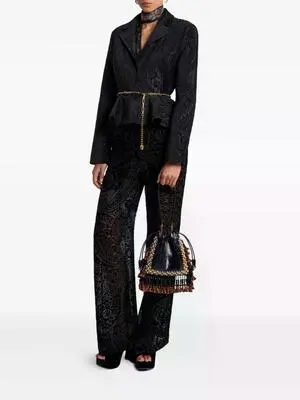 Etro Floral Paisley Single-breasted Blazer