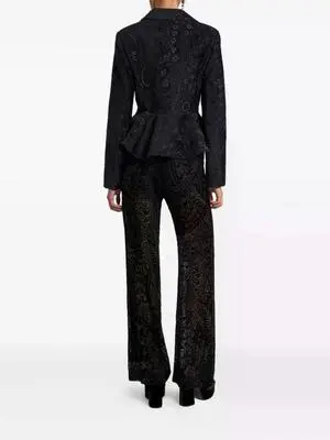 Etro Floral Paisley Single-breasted Blazer