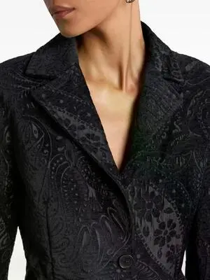 Etro Floral Paisley Single-breasted Blazer