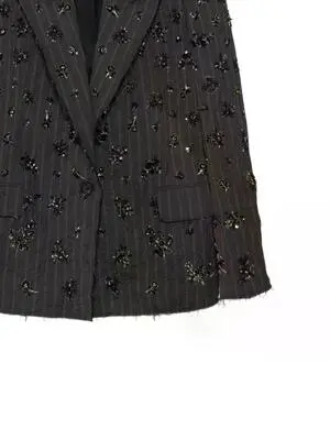 Simkhai Murphy Embellished Blazer - Grey