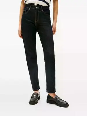 Tommy Hilfiger Logo-patch Jeans - Blue