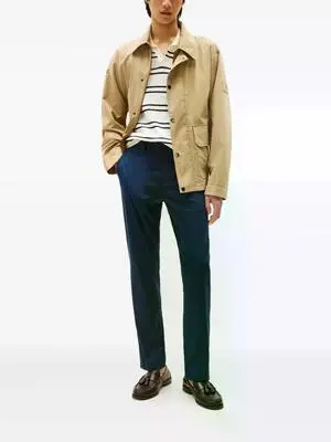 Tommy Hilfiger Button Logo-embroidered Trousers