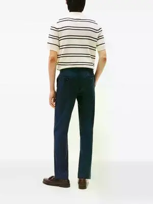 Tommy Hilfiger Button Logo-embroidered Trousers