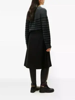 Tommy Hilfiger Button Detail Midi Skirt