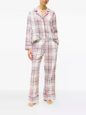 Tommy Hilfiger Plaid-pattern Pyjama Set