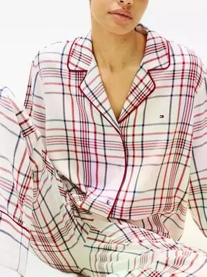Tommy Hilfiger Plaid-pattern Pyjama Set