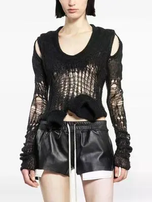 Rick Owens Net-knit Sweater