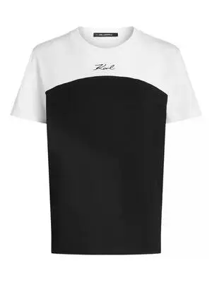 Karl Lagerfeld Short-sleeves Cotton T-shirt - Black