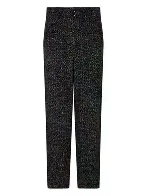 Giorgio Armani Mélange-effect Tailored Trousers