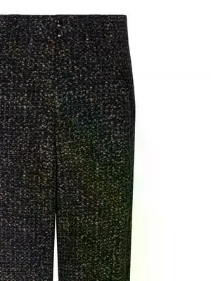 Giorgio Armani Mélange-effect Tailored Trousers