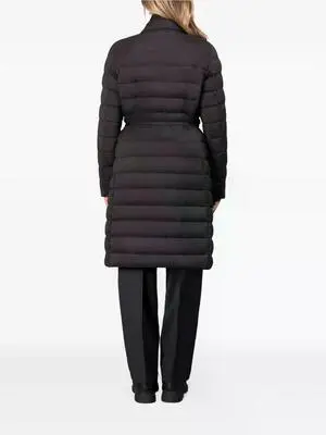 MOORER Belted Quilted Coat