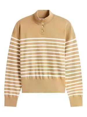Tommy Hilfiger Striped Buttoned Sweater