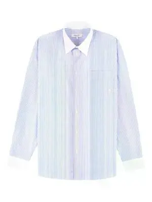 SPORTY & RICH Striped Pocket Shirt