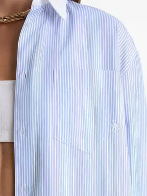 SPORTY & RICH Striped Pocket Shirt