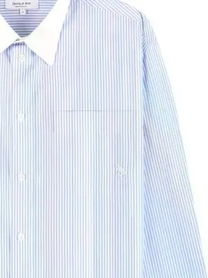 SPORTY & RICH Striped Pocket Shirt