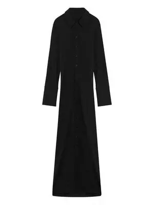 Sportmax Button-front Maxi Shirt Dress