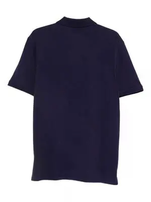 Hugo Donos Logo-detail Polo Shirt - Blue
