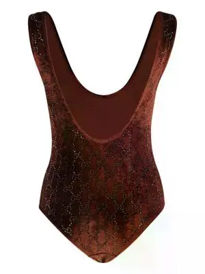 Gucci Cotton Bodysuit - Brown