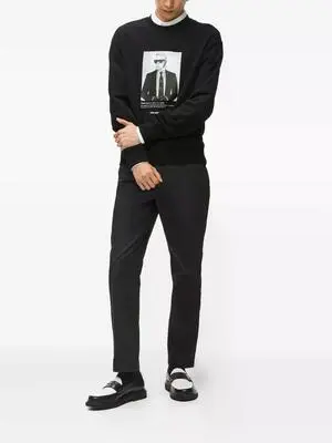 Karl Lagerfeld Portrait-print Sweater