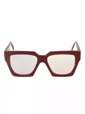 KADOR Charlize Geometric-frame Eyeglasses - Red